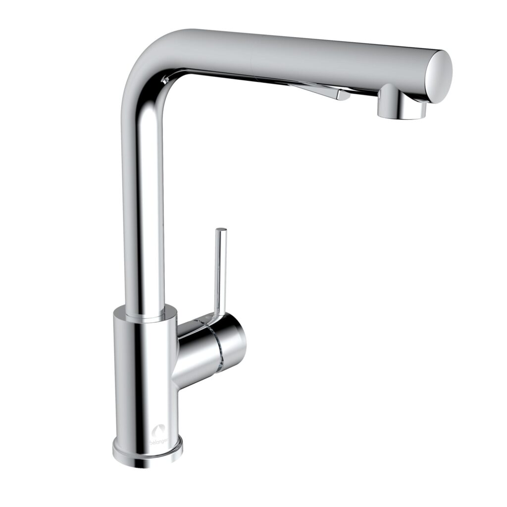 Belanger Slim Kitchen Sink Faucet with Swivel Pull-Out Spout - Dynasty ...