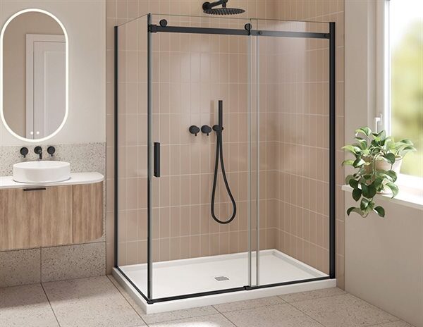 Fleurco Horizon 2 Sided Shower Door - Dynasty Bathrooms